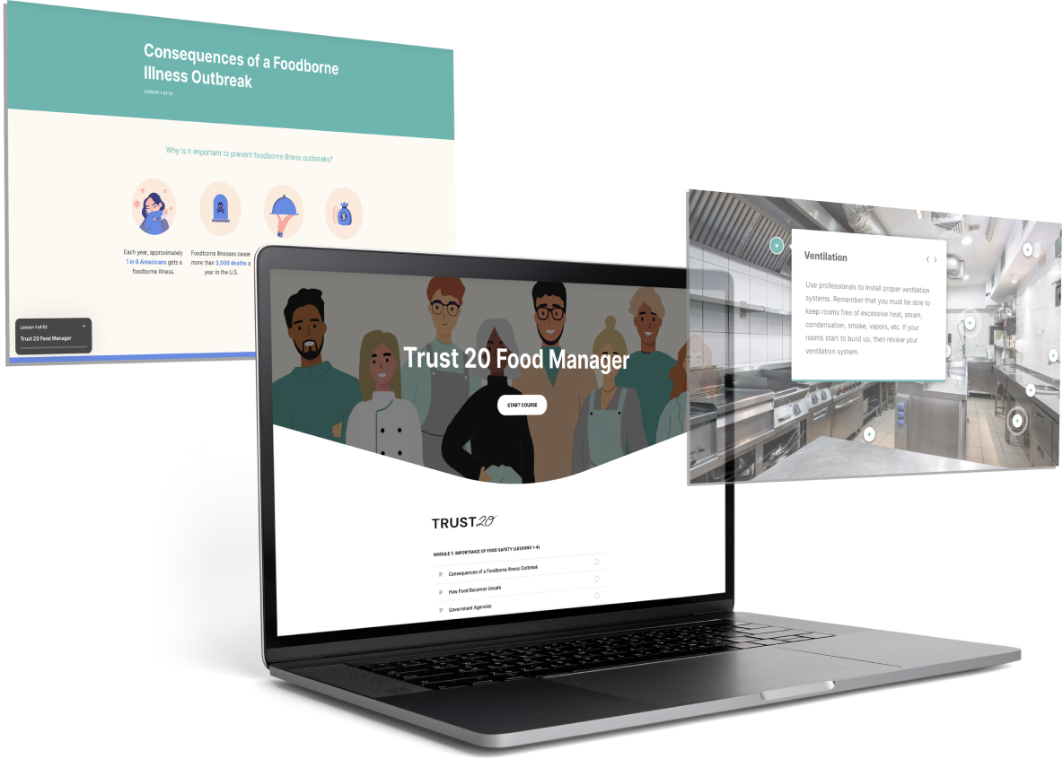 Trust20 | Manager Certification, Food Handler and Allergy Training